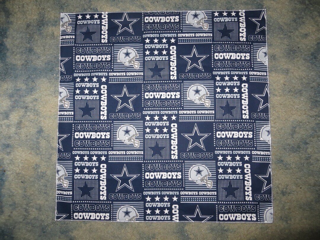 Nfl DALLAS COWBOYS "block Pattern" Head Bandana 2 Sizes Offered - Etsy