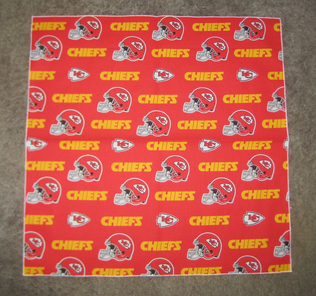 Nfl KANSAS CITY CHIEFS Head Bandana 2 Sizes Offered L & Xlarge ~ New - Etsy
