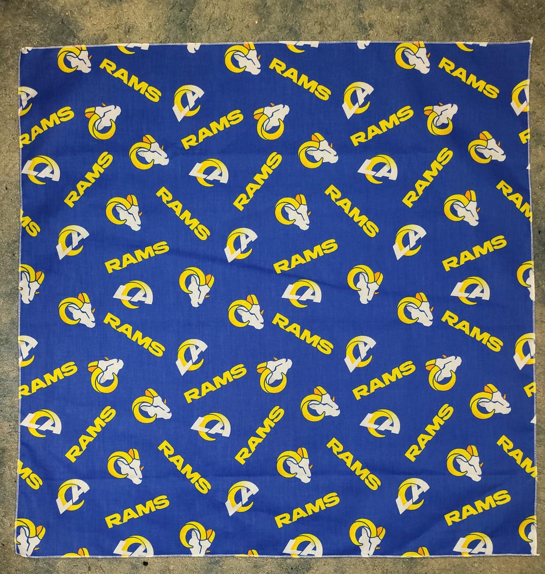 Los Angeles Rams Head Bandana - 2 Sizes Offered L & XL - NEW - Etsy