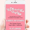 The Big Apple Bachelorette Party Invitation Template, NYC Art Design ...