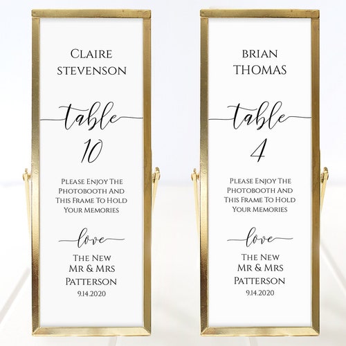 Photo Booth Frame Insert Template Minimalist Elegant Design - Etsy