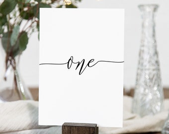 Table Number Tent | Etsy