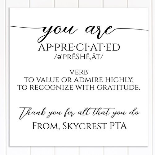 Editable Berry Appreciated Gift Tag Template Teacher - Etsy