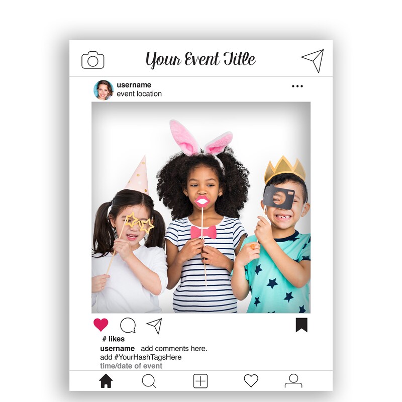 Instagram Photo Frame Prop - Etsy