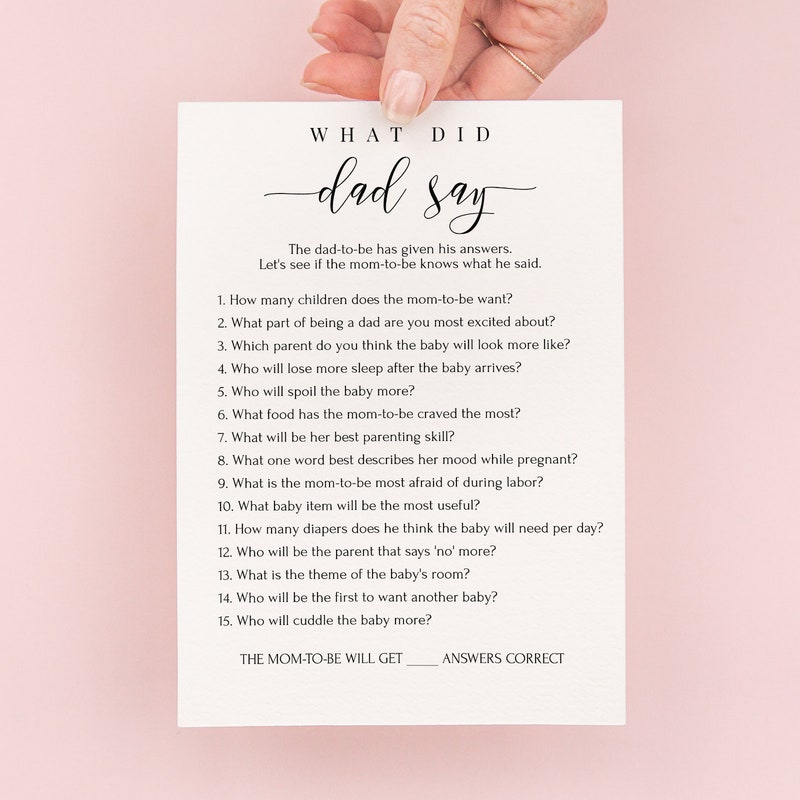 Dad Baby Shower - Etsy