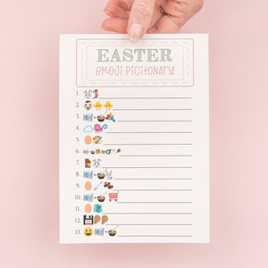 Easter Party Game, Emoji Pictionary, Zoom School Party, Family Children ...