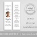 Memorial Package Welcome Sign, Program, Prayer Card, Bookmark ...