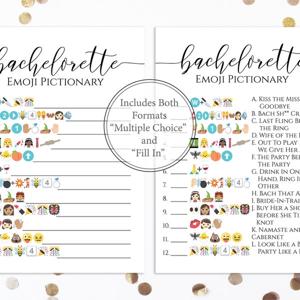 Bachelorette Pictionary - Etsy