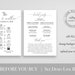 Wedding Day Timeline & Program, Printable Wedding Day Schedule ...