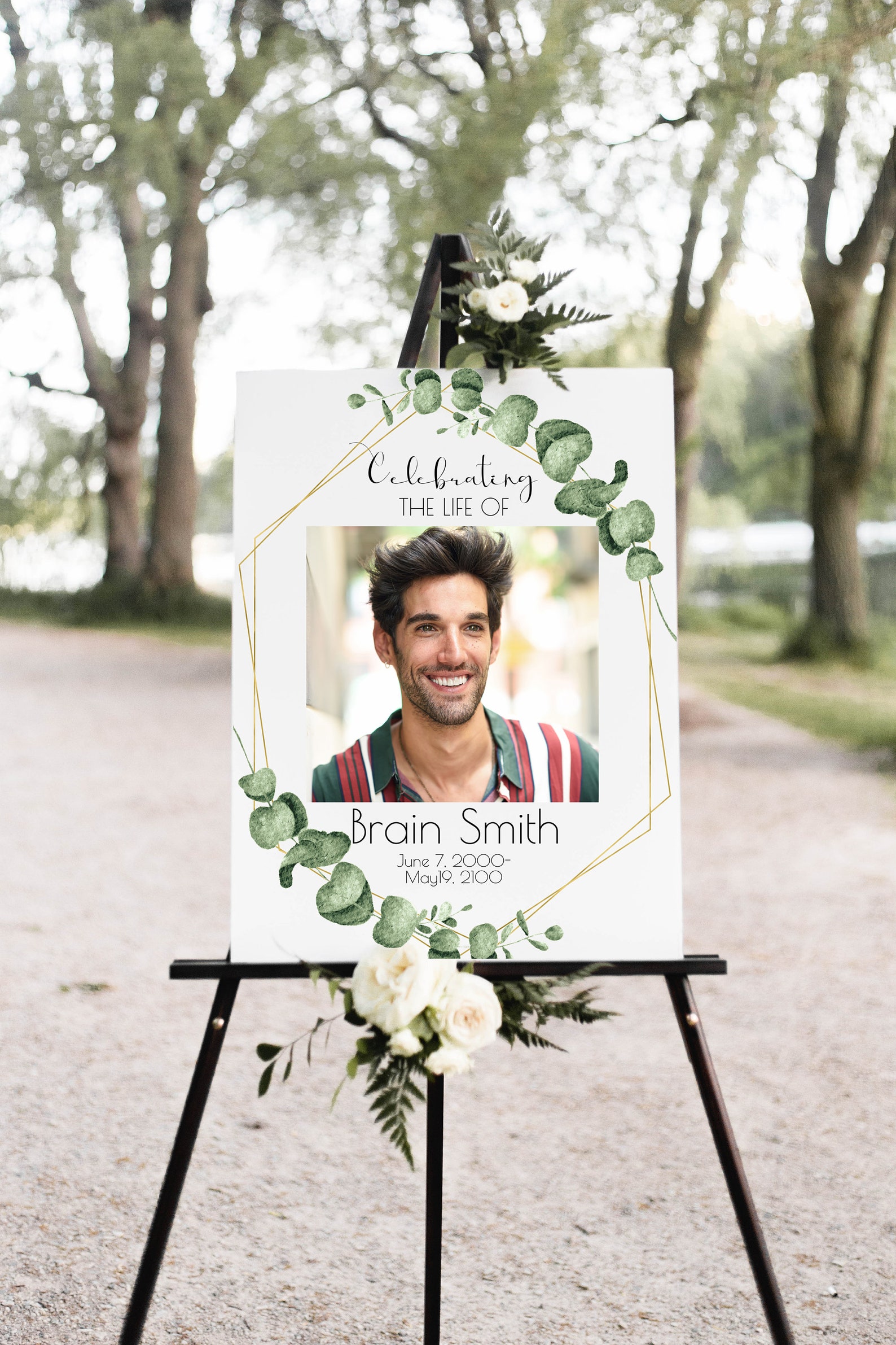 Memorial Sign Celebration of Life Photo Collage Sign - Etsy