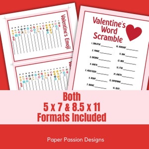Valentine Classroom Games, Valentine's Day Games, Printable Games ...