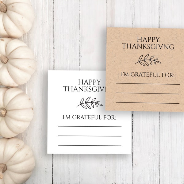 Thankful Card - Etsy
