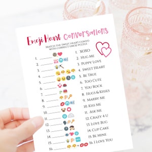 Valentine Party Game, Emoji Pictionary, Zoom School Party, Valentine's ...