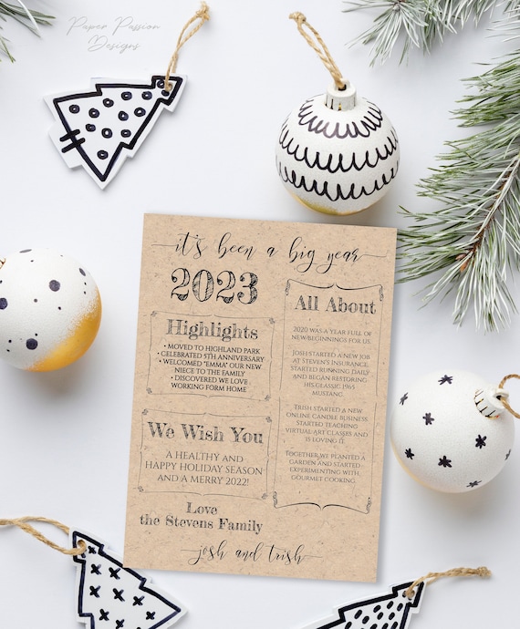 Christmas Letter Templates