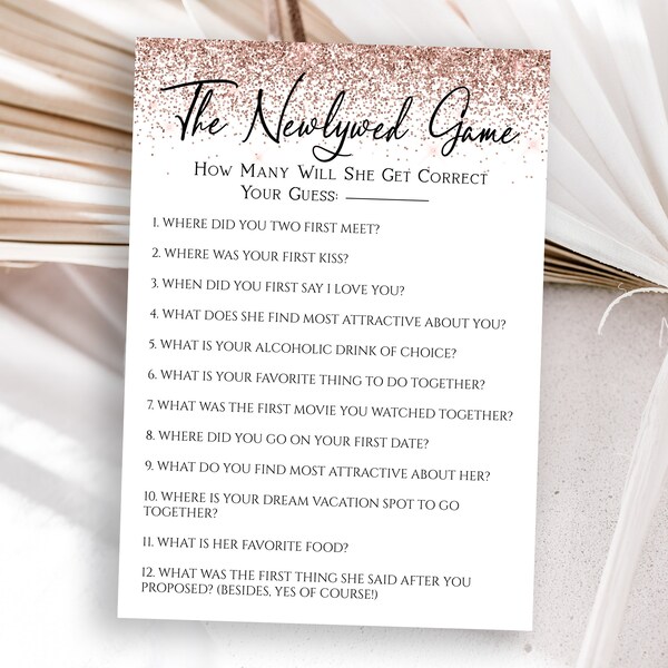 Newlywed Game - Etsy