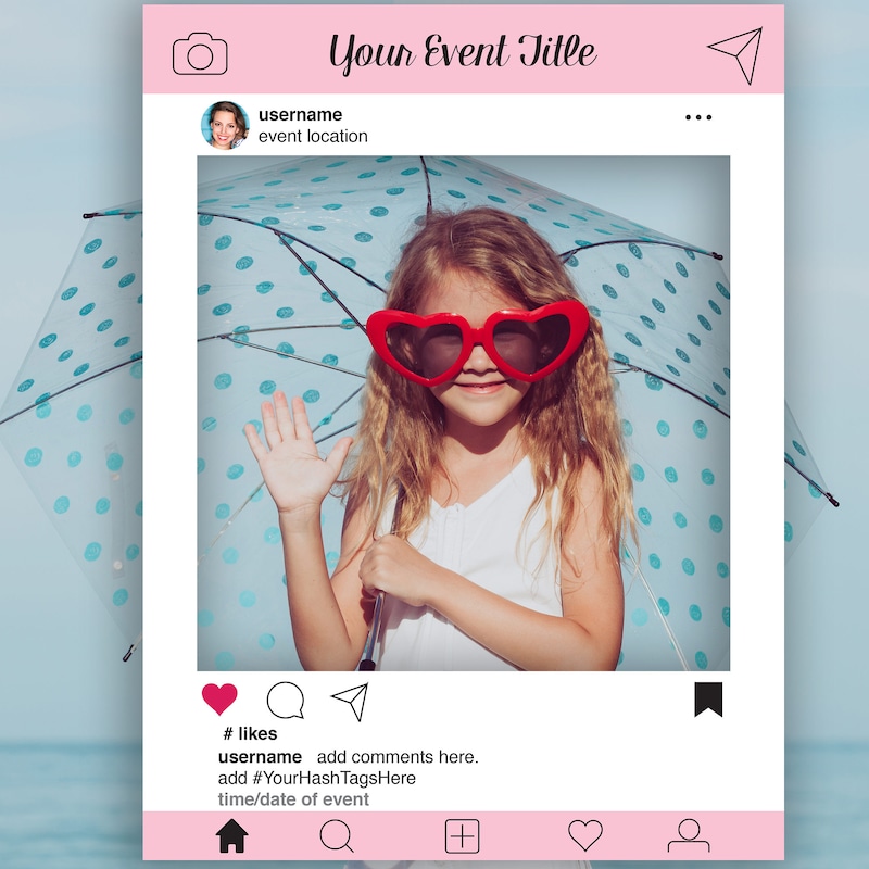 Instagram Photo Frame Prop - Etsy