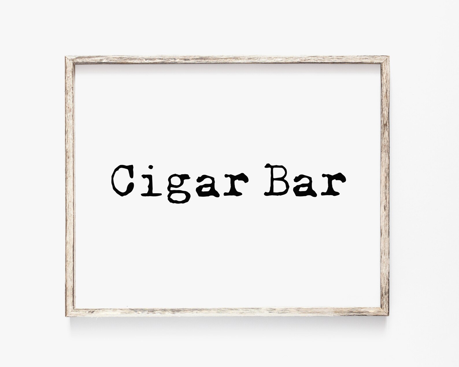 Cigar Bar Sign Template Wedding Bar Sign Modern Retro Font - Etsy