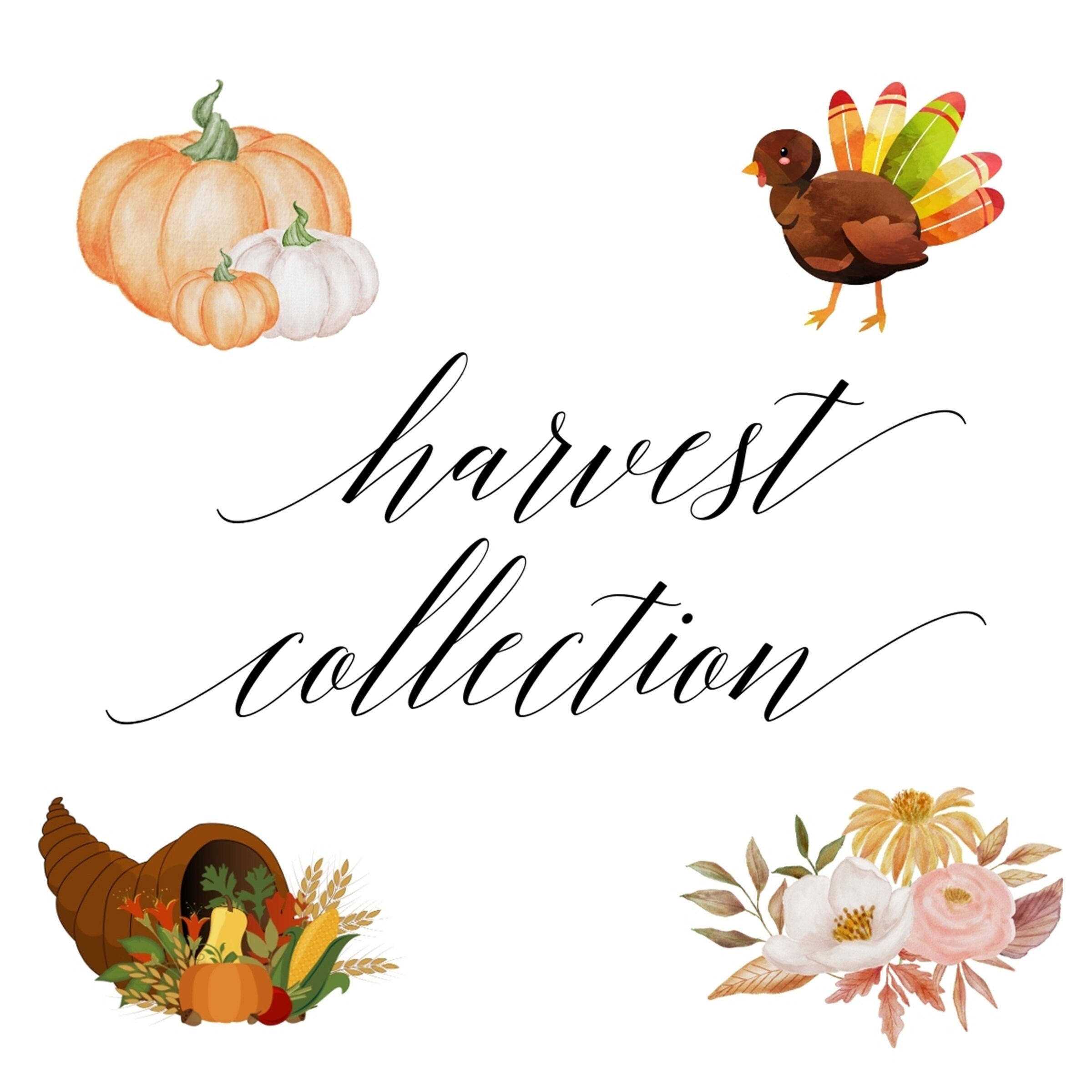 Thanksgiving Gratitude Card Template Harvest Theme Thankful - Etsy