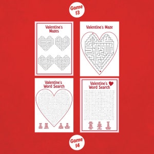 Valentine Classroom Games, Valentine's Day Games, Printable Games ...