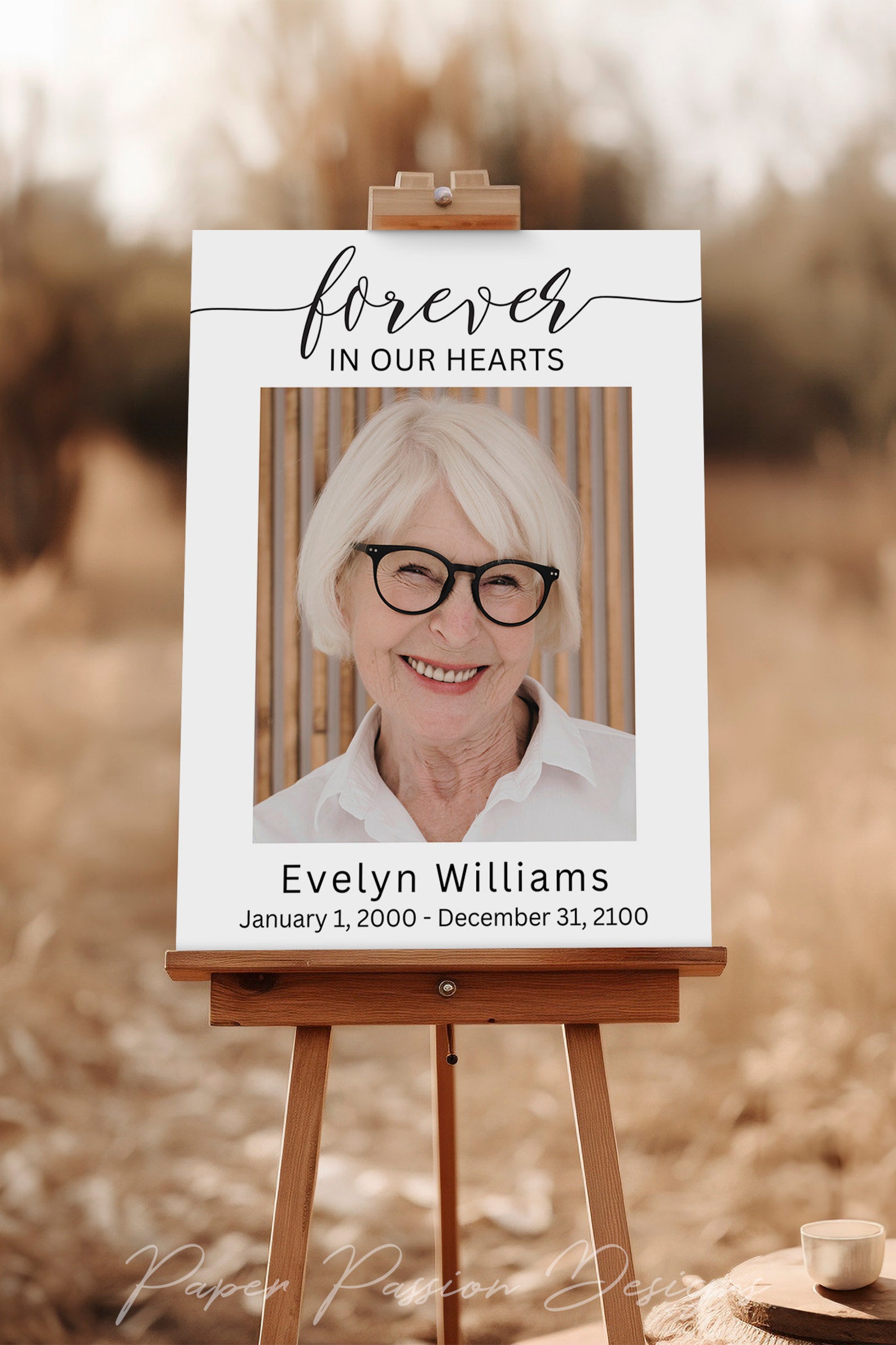 Memorial Welcome Sign Template: Celebration of Life (digital Download ...