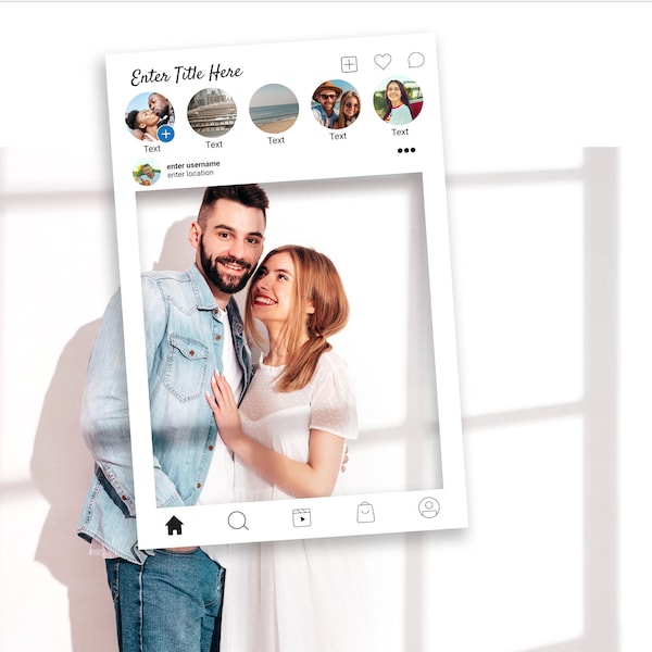 Personalized Selfie Frame - Etsy