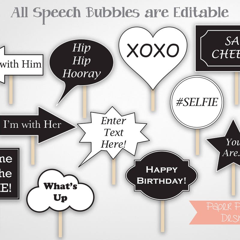 Photo Booth Props - Etsy