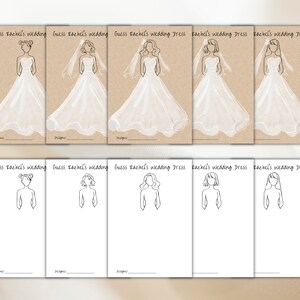 Personalized Guess the Dress Bridal Shower Game, Digital Download ...