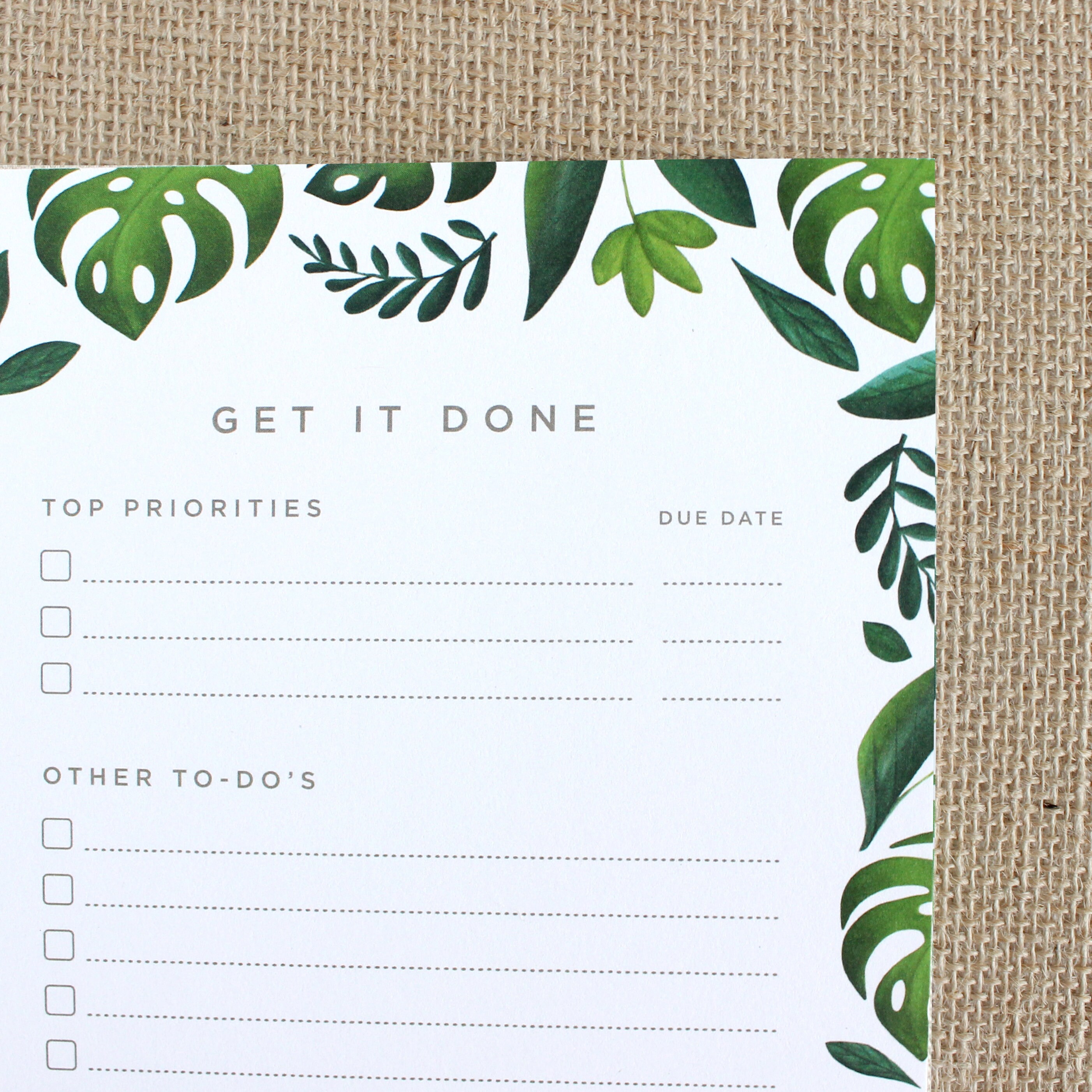 Tropical Activity Planner Notepad Daily Planner Personal - Etsy