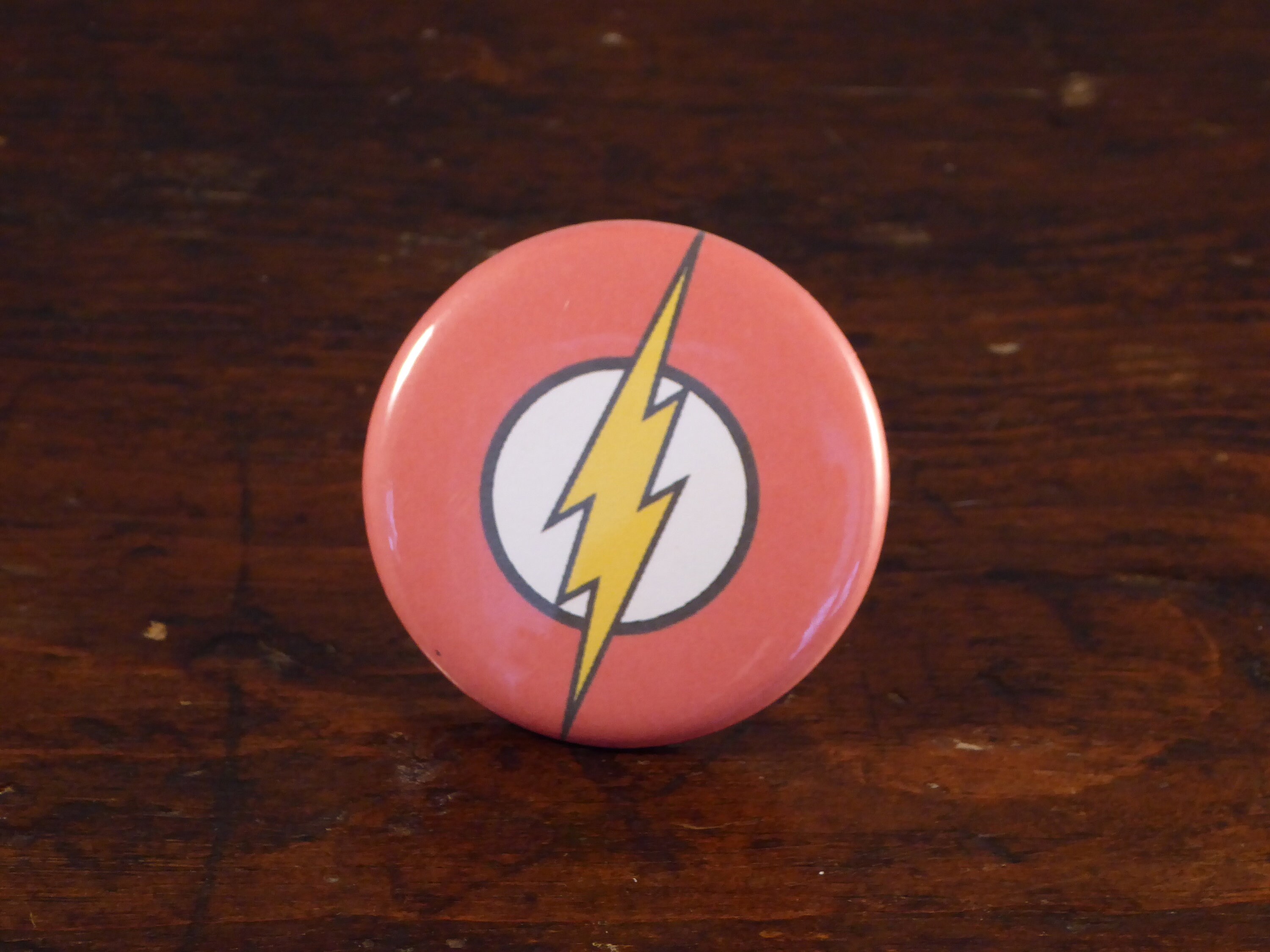Flash Logo DC Superhero Inspired 2.25 Pinback - Etsy