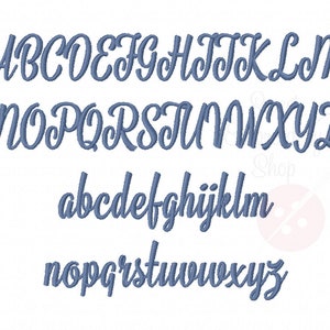 5 Size Atlantika Font Set 2 Embroidery Fonts BX 9 Formats - Etsy