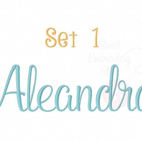 5 Size Anthem Font Embroidery Fonts BX Set 2 9 Formats - Etsy