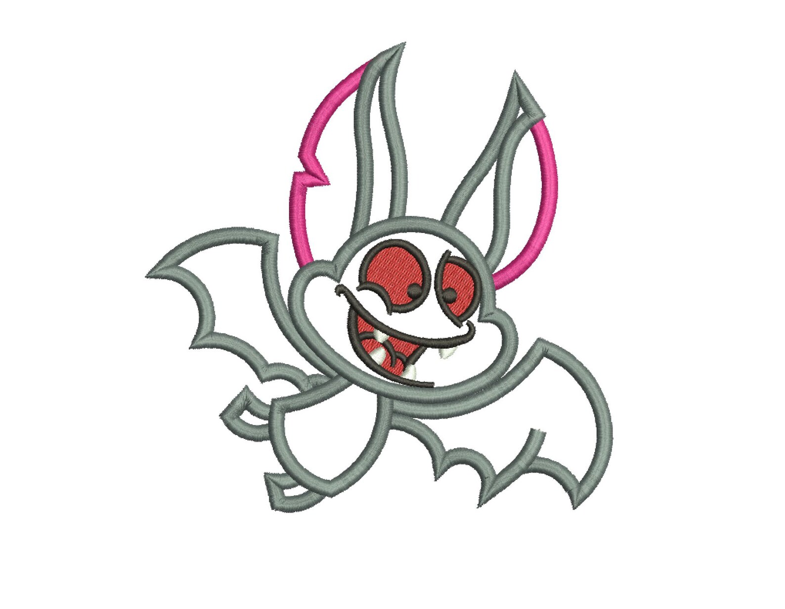 Bat Applique Design 5 Sizes Included.machine Embroidery - Etsy