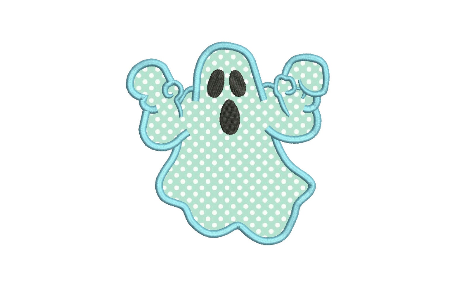 Ghost Applique Design 6 Sizes Included.machine Embroidery - Etsy