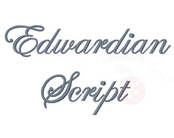 Edwardian script | Etsy
