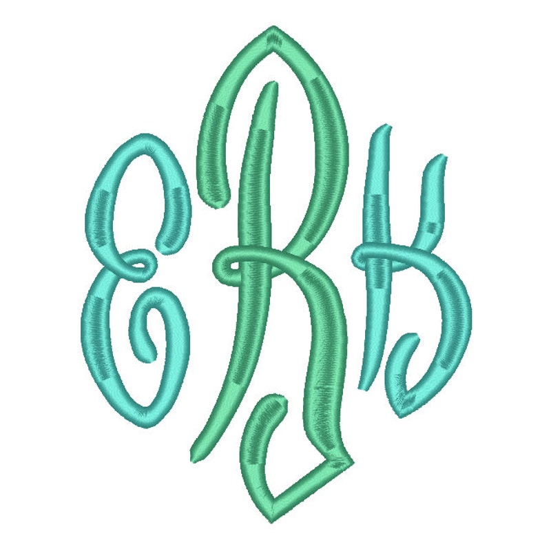 Scroll Monogram - Etsy