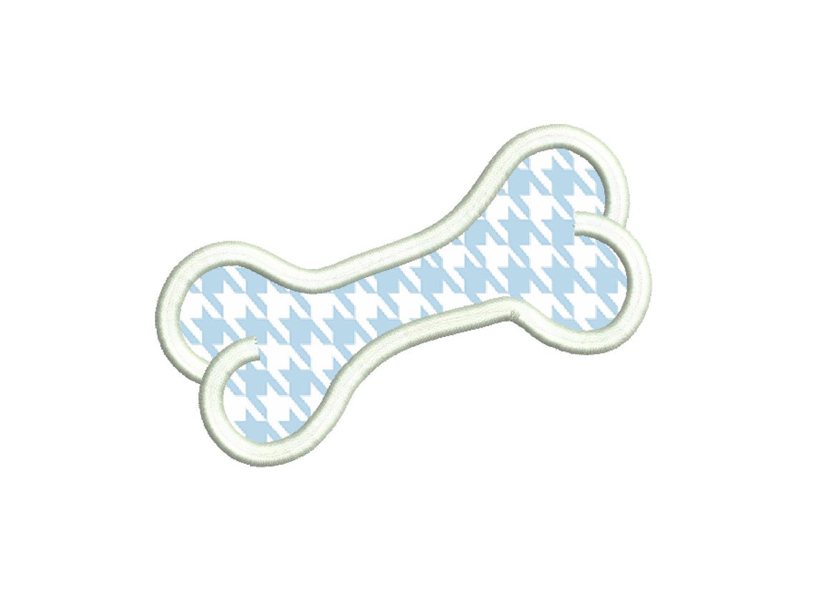 Dog Bone Appliqué Design 8 Sizes Included.machine Embroidery | Etsy