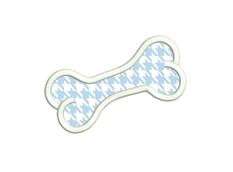 Dog Bone Appliqué Design 8 Sizes Included.machine Embroidery | Etsy