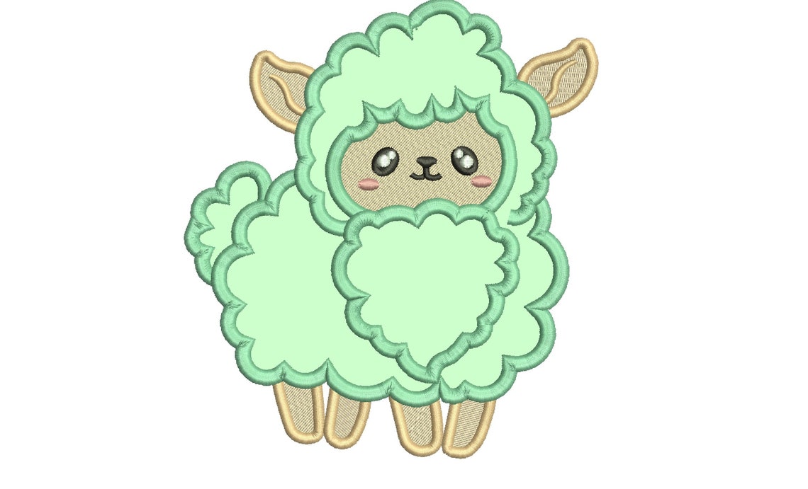 Sheep Applique Design. 7 Sizes Included. Machine Embroidery - Etsy
