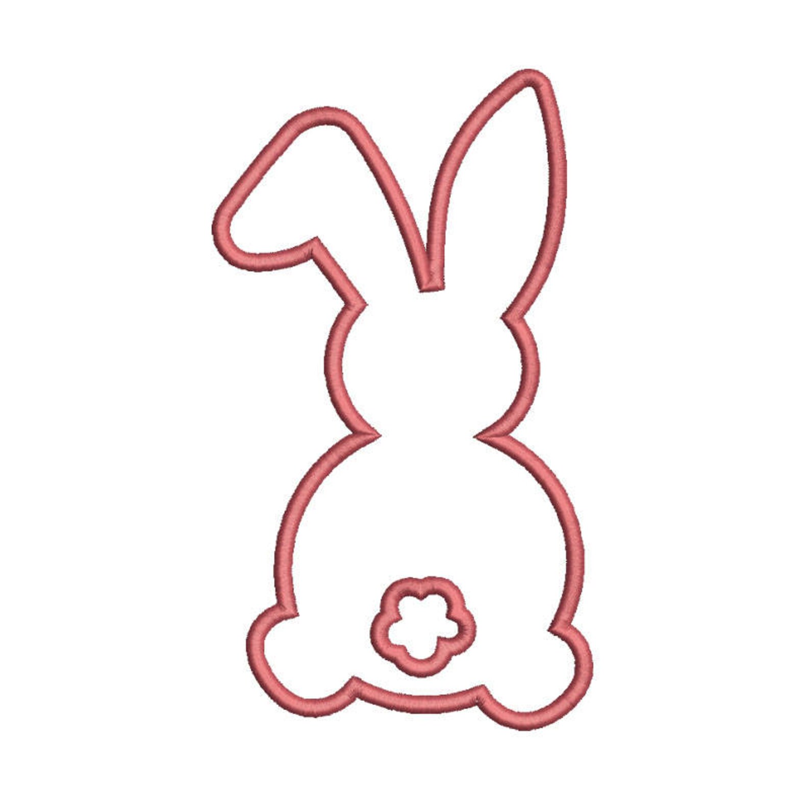 Rabbit Applique Design 8 Sizes Included.machine Embroidery - Etsy