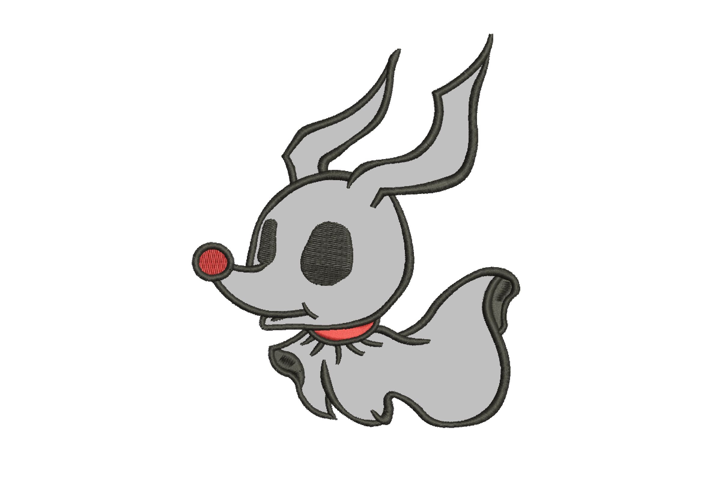 Zero Nightmare Applique Design 7 Sizes Machine Embroidery - Etsy