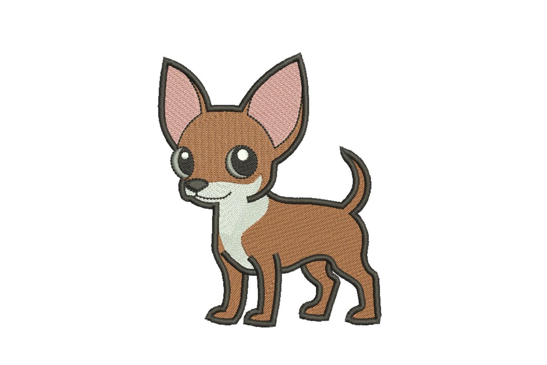 Chiwawa Dog Design. 5 Sizes Included. Machine Embroidery Design. Mickey ...