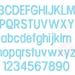 2 Size Mini Block Font Embroidery Fonts BX 9 Formats Embroidery Pattern ...