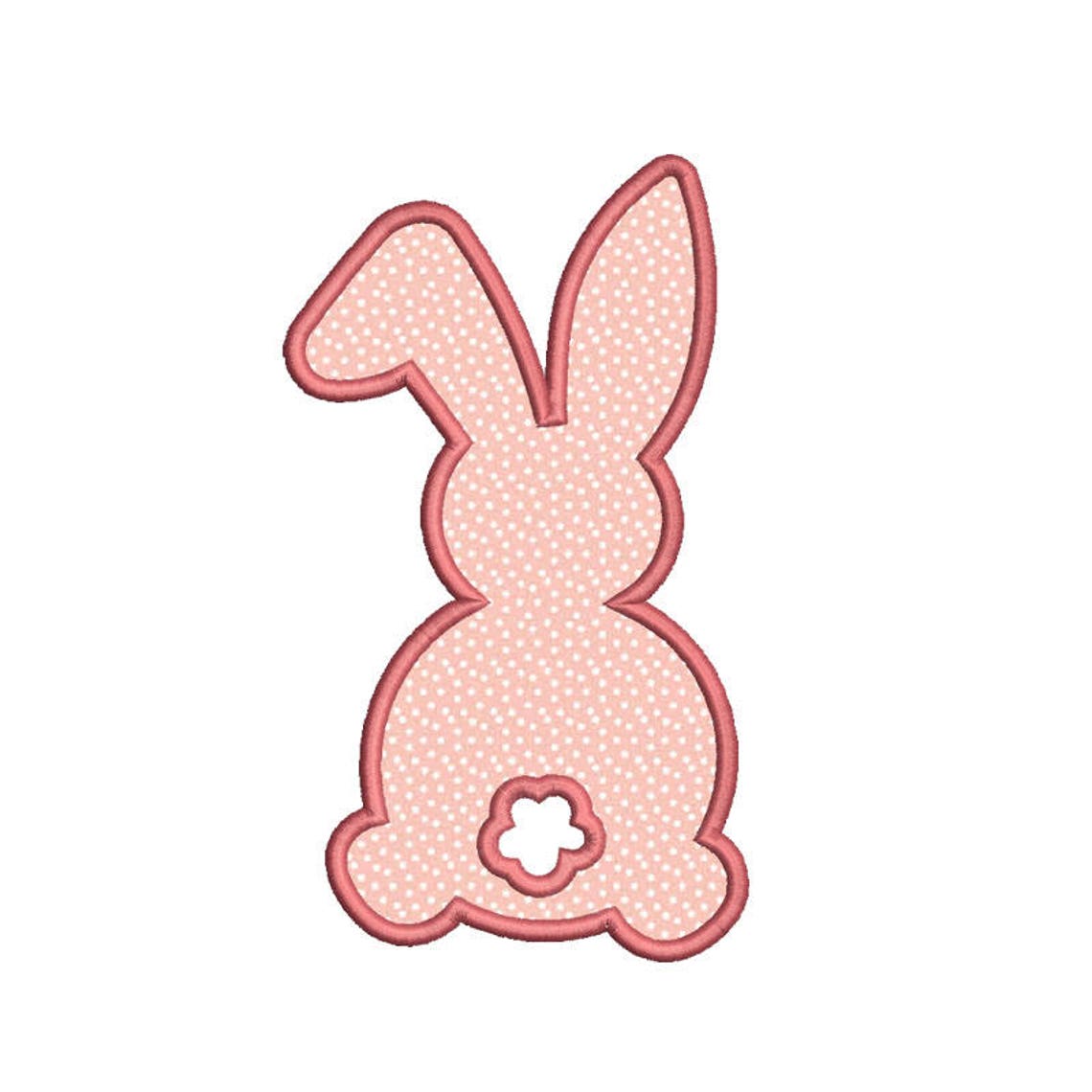 Rabbit Applique Design 8 Sizes Included.machine Embroidery Design ...
