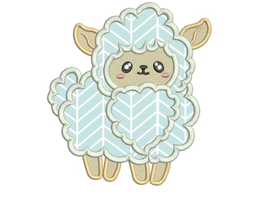 Sheep Applique Design. 7 Sizes Included. Machine Embroidery - Etsy