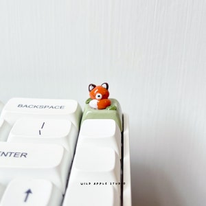 Fox Artisan Keycap | Fox Keycap | Cute Keycaps | Handmade | Animal ...