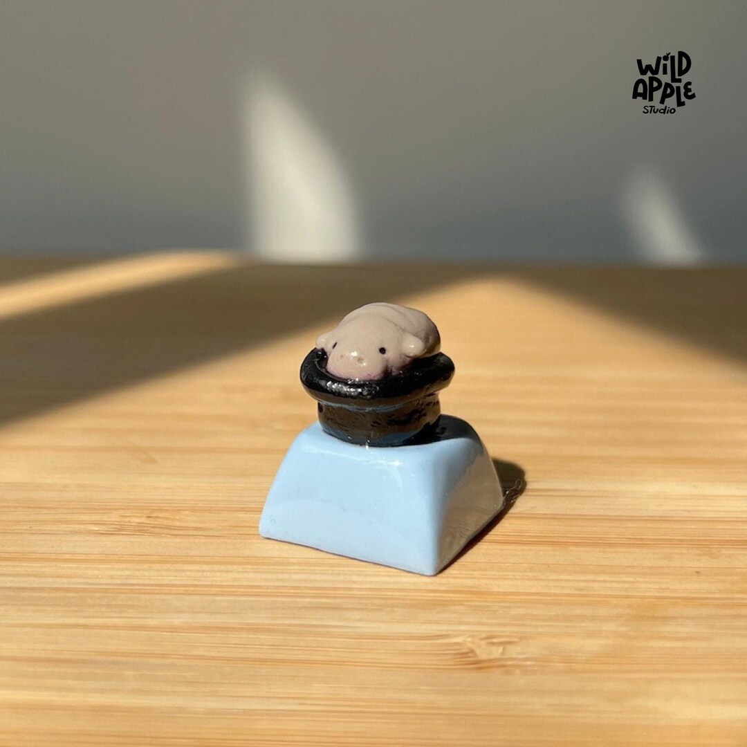 Moo Deng Keycap Hippo Keycap Handmade Animal Keycaps - Etsy
