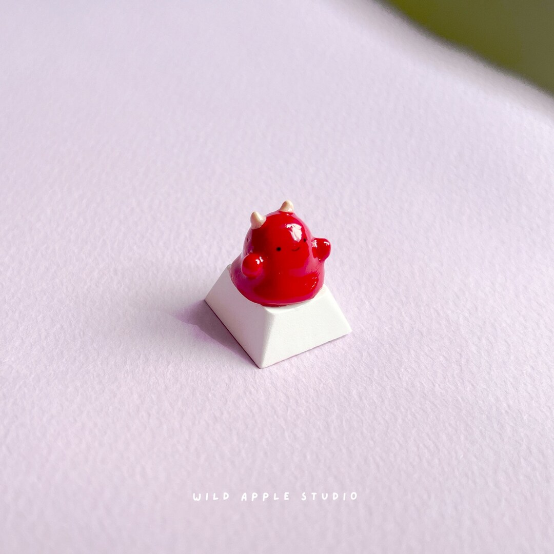 Cute Baby Devil Artisan Keycap Cute Keycap Artisan Keycaps Handmade Boo ...