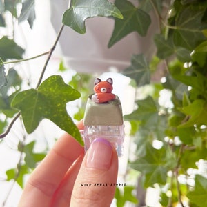 Fox Artisan Keycap | Fox Keycap | Cute Keycaps | Handmade | Animal ...