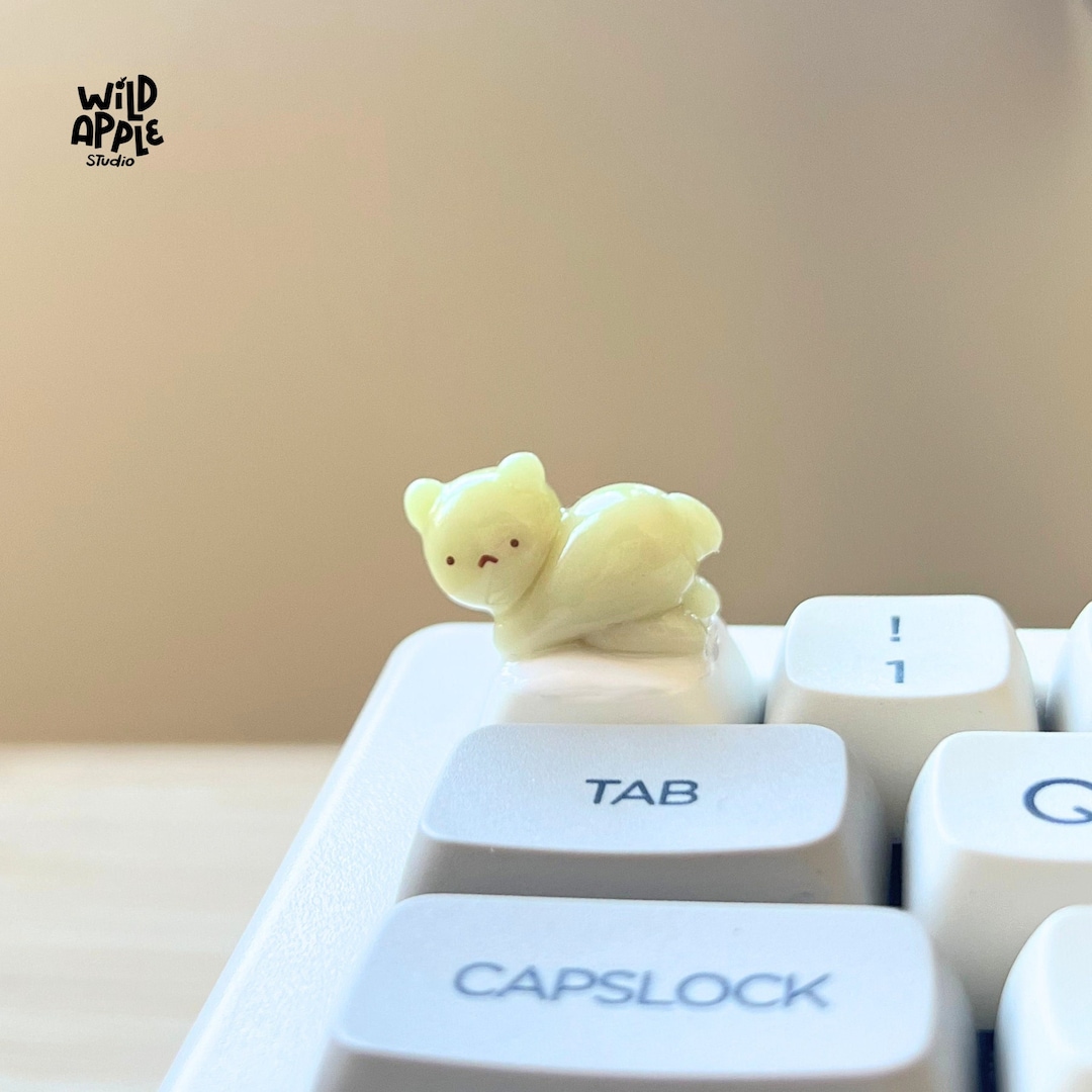 Cat Artisan Keycap Glow in the Dark Cute Keycap Artisan Keycaps ...