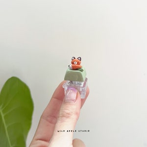 Fox Artisan Keycap | Fox Keycap | Cute Keycaps | Handmade | Animal ...